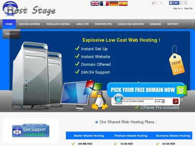 Host-Stage 50% OFF Flat rate Discount - My VPS Hero